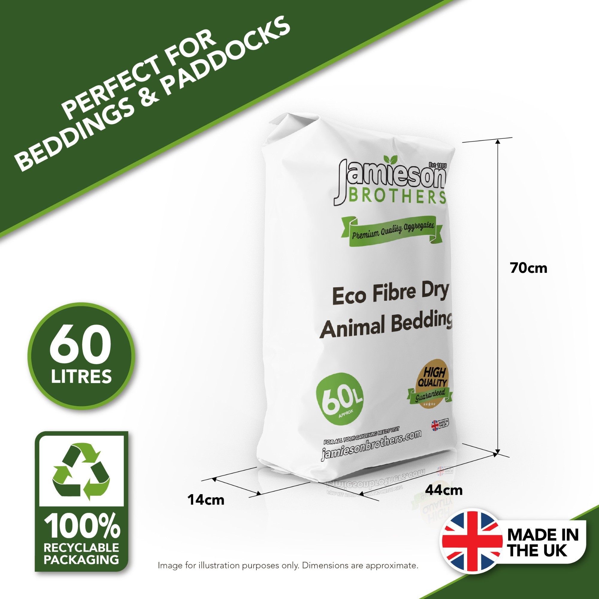 Fibre Dry Bedding for Animals