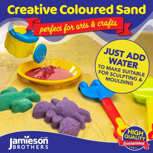 Red Coloured Dry Play Sand – Soft Sand for Kids – Make Sand Art, Arts ...
