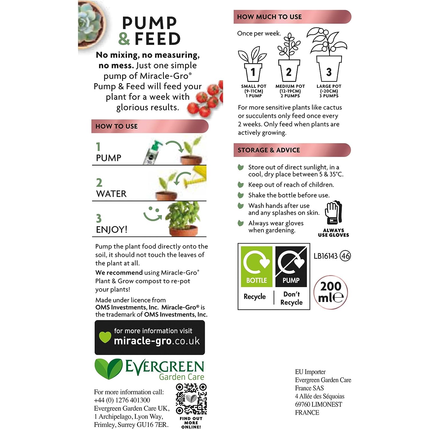 Miracle Gro Drip and Feed 3 pack (3 x 32ml)
